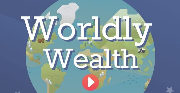 Worldly Wealth Interactive Infographic | PhysicalGold.com