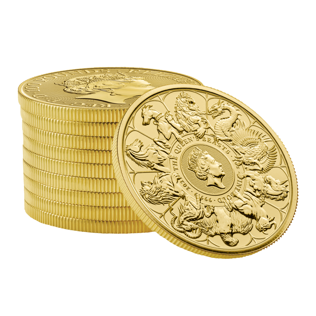 Queens Beast Completer Coin | 1oz Gold Coin | PhysicalGold.com