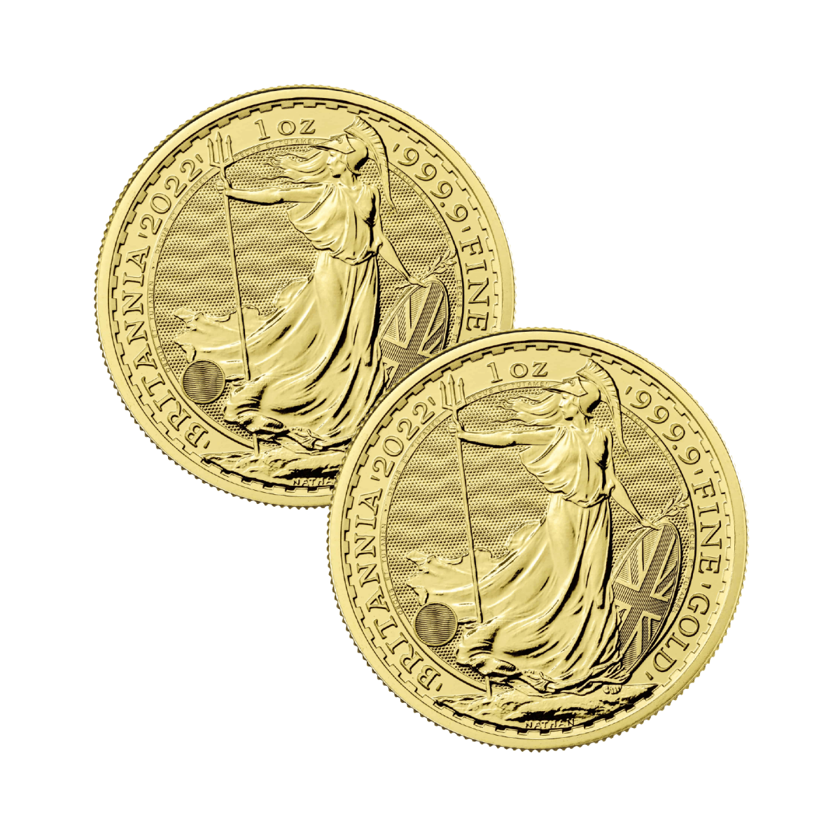 Buy bundle of 2 x 2022 Gold Britannias | UK Lowest Price | Physical Gold