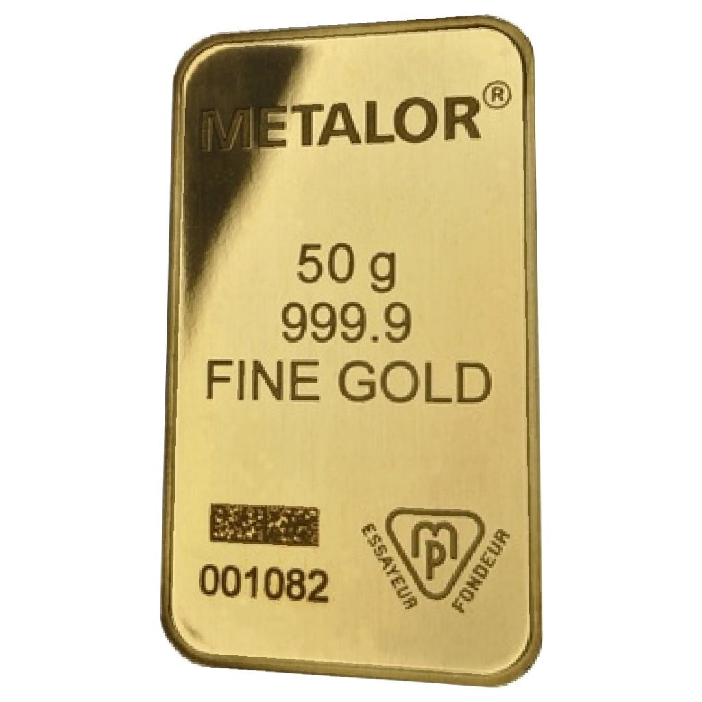 Buy 50g Gold Bars | Free Insured Delivery | PhysicalGold.com
