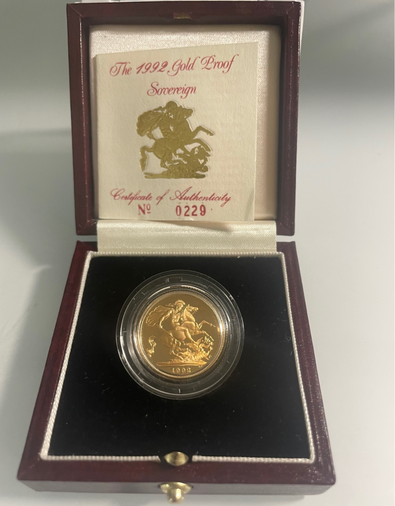Elizabeth Third Portrait Gold Proof Sovereign Boxed & Certified