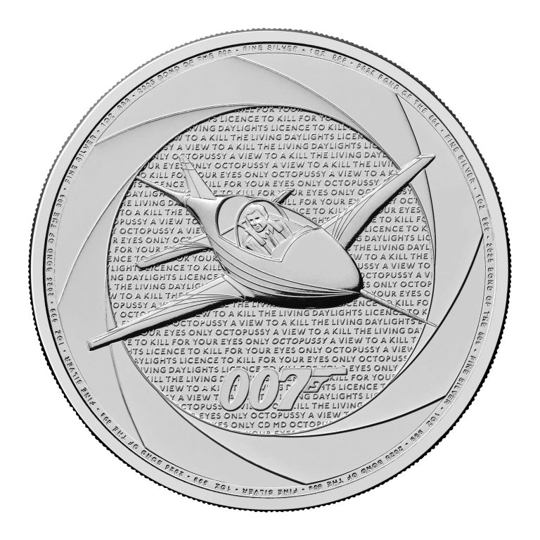 Six Decades of 007 | Bond of the 1980s 1oz Silver Coin