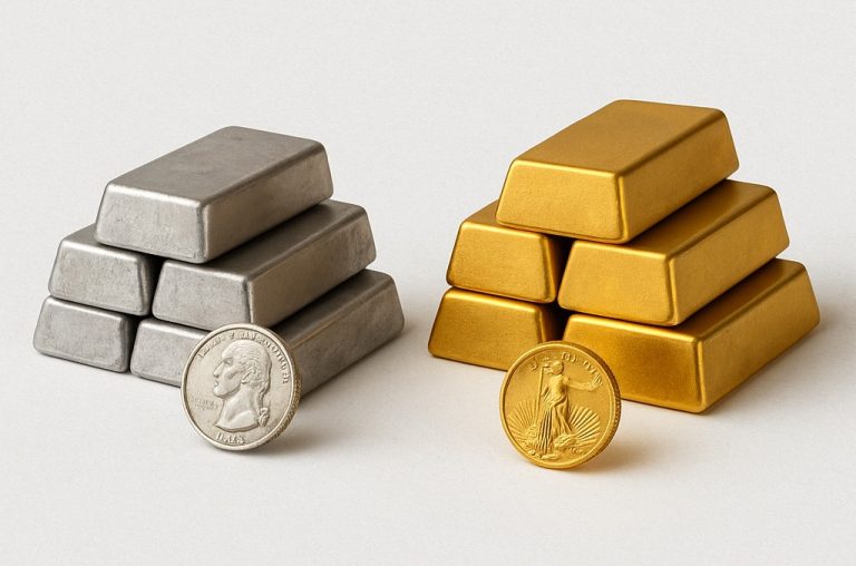 Gold vs Silver: Why Silver Costs Less