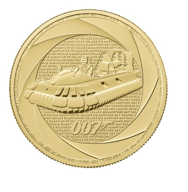 2025 Bond of the 2000s 1oz Gold Coin | Six Decades of 007